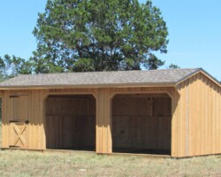 Portable Run In Sheds for Horses & Livestock | Deer Creek Structures